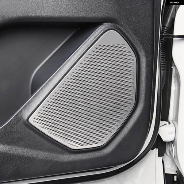 フォード エクスプローラー 2020-2023年モデル カードア オーディオ スピーカー カバー スピーカー パッド フレーム ステッカー インテリア カスタム パーツ アクセサリーItem Weight:0.5kgItem Height:...