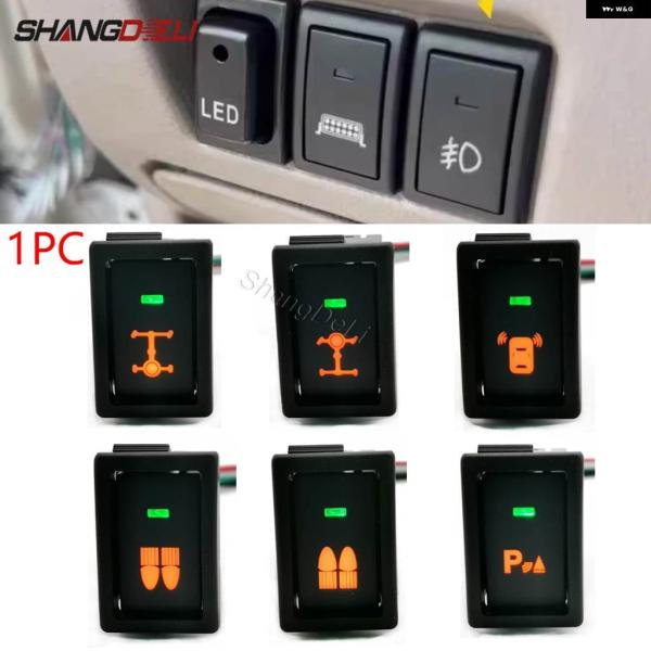 LED フォグランプ レーダー フロントデフロック 電源オン パーキング レーダーオフ フロントリア ヘッドライト スイッチ スズキ ジムニーランディ 2007-2015 カスタム パーツ アクセサリーHigh-concerned chem...