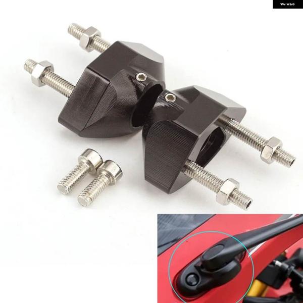 バイク マウント リアビューサイドミラー フェアリング アダプター ブラケット ヤマハ YZF-R6 YZFR6 2008年 - 2017年13月 カスタム パーツ アクセサリーItem Width:0inchItem Weight:150...