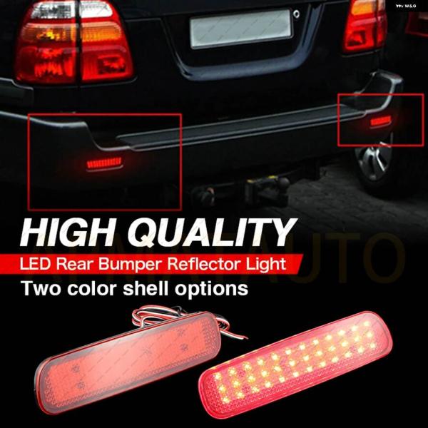 LED リア バンパー リフレクター ライト トヨタ ランドクルーザー 100 シグナス LX470 1991-2007 ハザード灯 ブレーキ テール カスタム パーツ アクセサリーHigh-concerned chemical:NoneF...