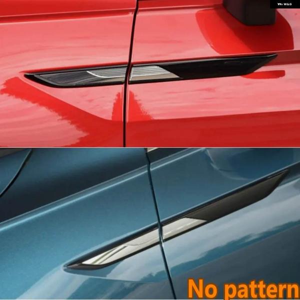 2017-2021 TIGUAN L TIGUAN MK2 TIGUAN X ドアリーフ パネル サイドマーカー ドアラベル リーフプレートラベル パターンなし カスタム パーツ アクセサリーCar Maker:VolkswagenBran...