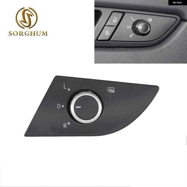 クロームフロント左ドアバックミラー スイッチ調整ヒート56D959565A フォルクスワーゲン VW パサート B7 4モーション2011-2015 カスタム パーツ アクセサリーHigh-concerned chemical:NoneSp...