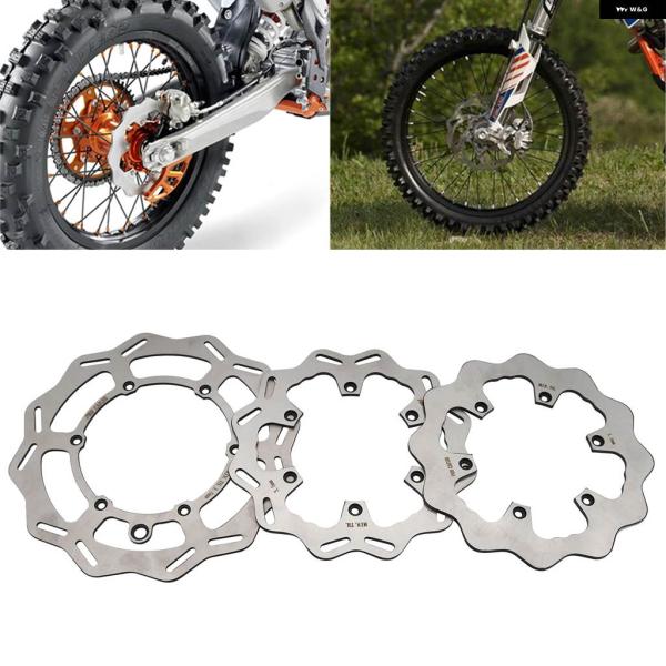 オートバイ フロントリア ブレーキディスク 220MM/260MM KTM EXC300 XC XCF XCW SX SXF EXC EXCF TPI 125-500CC 1994-2025 カスタム パーツ アクセサリーHigh-conc...