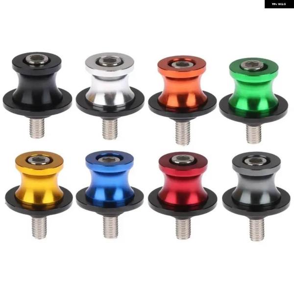 オートバイ スイングアーム スライダー M8 スイングアーム スライダー スタンド ネジ スイングアーム スプール リフティングピンネジ リア スライダー M8 ネジ カスタム パーツ アクセサリーProtective parts:Brak...