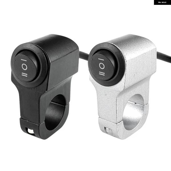 22MM 7/8インチ アルミ バイク ハンドルバー ヘッドライト スイッチ 3ポジション 防水 スイッチ 12V フォグ スポットライト レトロスイッチ カスタム パーツ アクセサリーHigh-concerned chemical:Non...