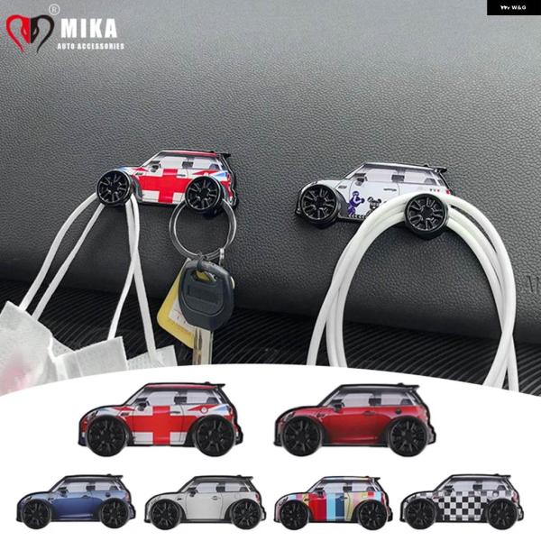ミニクーパー F54 F55 F56 F60 R55 R56 R60 用カーフック インテリア ステッカー キー ケーブル 収納 ホルダー ファスナーカー カスタム パーツ アクセサリーHigh-concerned chemical:Non...