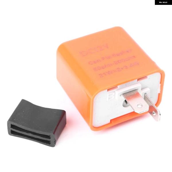 12V ウィンカーライト 2ピン フラッシャーリレースピード LED シグナルランプ ブリンカー 防水 フラッシャー フラッシングリレー カスタム パーツ アクセサリーHigh-concerned chemical:NoneRated Po...