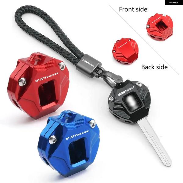 スズキ VSTROM 650 1000 1050 1050XT 800DE V STROM DL1050 DL650 800 DE バイク キー チェーン キーカバー ケース シェルキーリング カスタム パーツ アクセサリーProtecti...