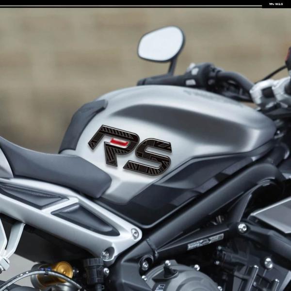 2023 2024 バイク トライアンフ ストリートトリプル 765 R RS タンク パッド サイド グリップ ガス燃料オイルキット ニー フェアリング フェンダー ステッカー デカール カスタム パーツ アクセサリーHigh-conce...