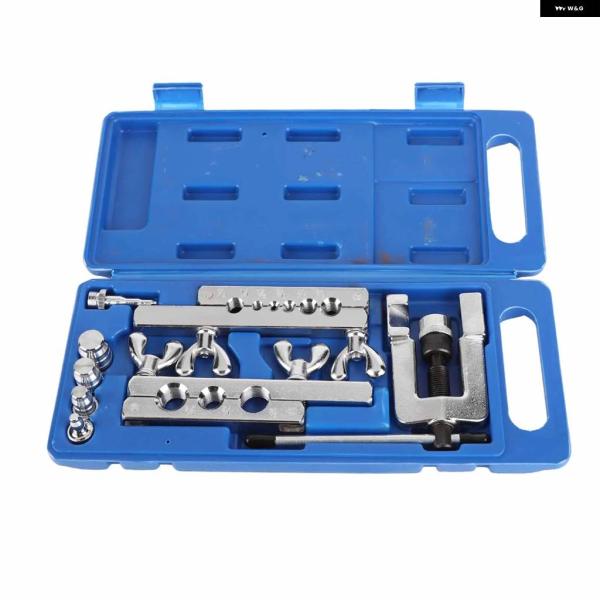 銅管エキスパンダー HVAC フレアリング スウェージングツールキット メトリック システム 人間工学に基づいた銅管 チューブ チューブ ハンドツール カスタム パーツ アクセサリーSuitable For:MetalHigh-concer...