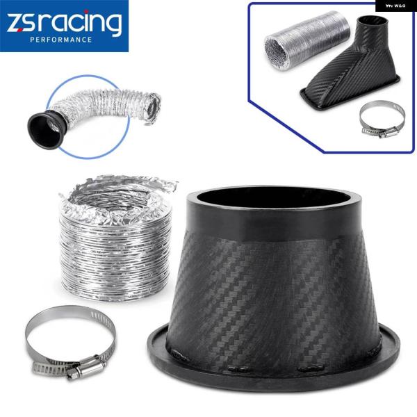 伸縮式フレキシブルエアインテークダクト フロント バンパー ターボエアインテーク パイプ 車用丸型ブレーキエアダクト OFI101 カスタム パーツ アクセサリーHigh-concerned chemical:NonePlacement o...