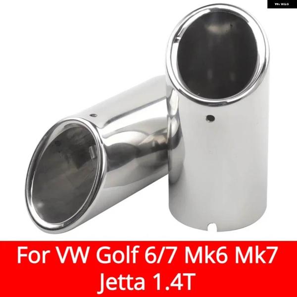 VW GOLF 6 7 MK6 MK7 LAVIDA BORA SAGITAR TIGUAN SCIROCCO 1.4T マフラー エキゾーストチップ カスタム パーツ アクセサリーHigh-concerned chemical:NoneT...
