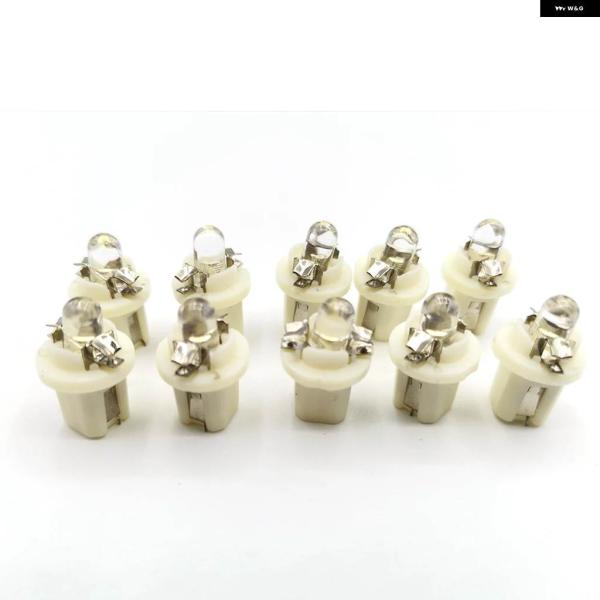 10個 マルチカラー T5 B8.5D SMD LED 車用ライト 発光ダイオード 計器用 ダッシュボード ライト 電球 B8.5 DC 12V カスタム パーツ アクセサリーFor Vehicle Brands/Model:Univers...