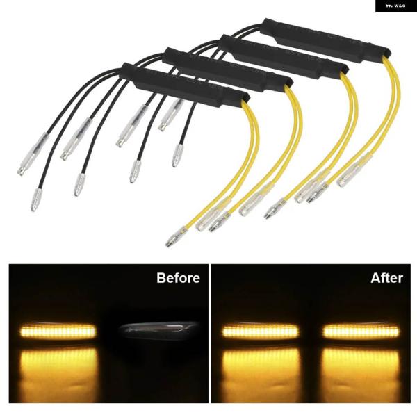LED ウィンカーライト オートバイ フラッシャー ウィンカーエラー解決 故障デコーダー インジケーター 負荷抵抗器 12V 21W 26 オーム カスタム パーツ アクセサリーItem Type:Warning Signal LightO...