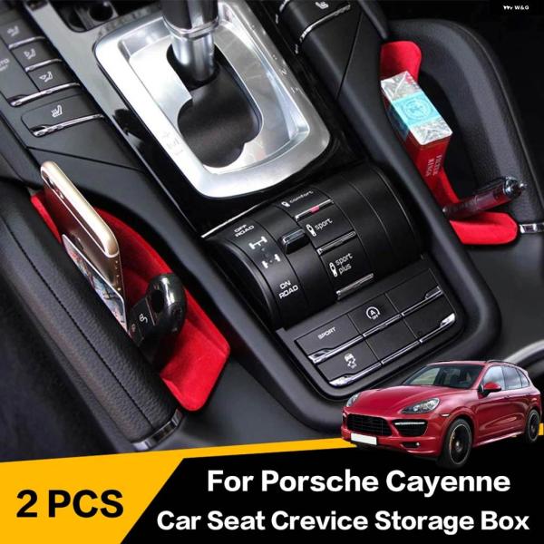 ポルシェ カイエン 2011 2012 2014 - 18 2個 カーシート隙間 収納 ボックス バッグ センター コンソール 内装アクセサリー カスタム パーツ アクセサリーItem Diameter:1 inchItem Height:...