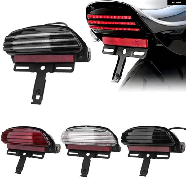 バイク トライバーフェンダー LED ランニングブレーキ テールライト ハーレー ダイナ ファットボブ ソフタイ FXST FXSTB FXSTC FXSTS FLSTSB 2006年以降用 カスタム パーツ アクセサリーBattery I...
