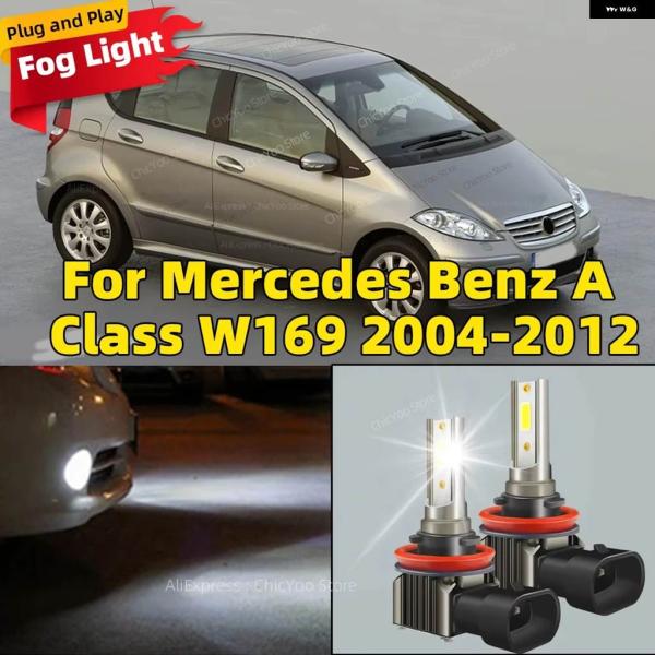 LED フォグランプ 6000K 15000LM 電球 メルセデス ベンツ A クラス W169 2004 - 12年式用 カスタム パーツ アクセサリーHigh-concerned chemical:NoneVoltage:12 VBra...
