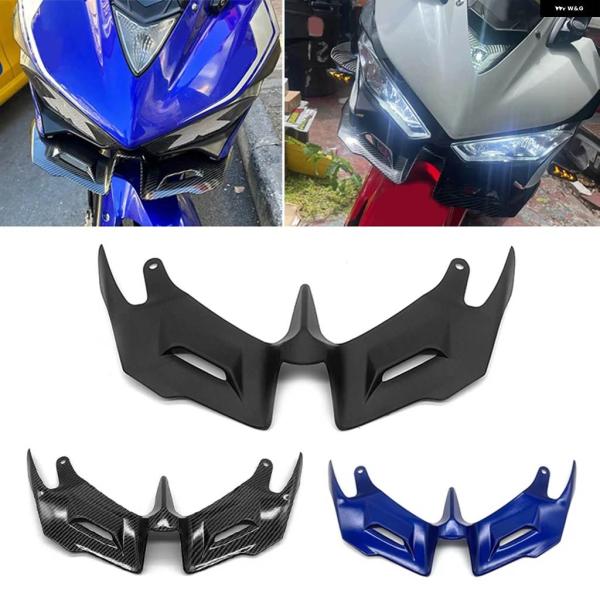 ヤマハ YZF-R3 YZF-R25 2014 - 18 フロント フェアリング ウィングレット ウィングシェルカバー ガード デフレクターキット カスタム パーツ アクセサリーHigh-concerned chemical:NoneIte...