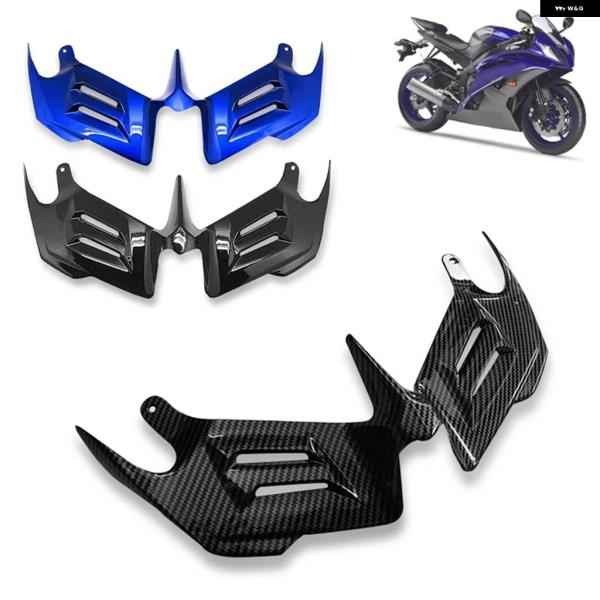 YZF R3 R6 R25 オートバイ フェアリング カウル フロント ウィングレット フェアリング エアロダイナミックスポイラー ヤマハ YZF-R25 YZF-R3 YZF-R6 2008-2016用 カスタム パーツ アクセサリーHi...