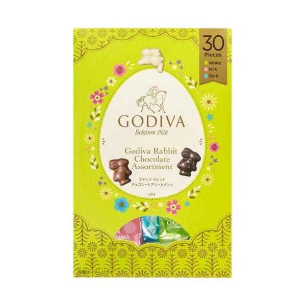 かわいいウサギの形をした３種のチョコレートの詰め合わせ■名称:チョコレート■原材料名:＜ミルク ラビット チョコレート＞ チョコレート（砂糖、全粉乳、ココアバター、カカオマス）（ベルギー製造、国内製造）、ココアバター／乳化剤、香料、（一部に...