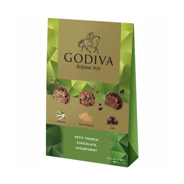 サクッとした食感が絶妙なひと口サイズのクランチチョコレートです。ダーク、ミルクスペキュロス、ピスタチオの３フレーバーの詰め合わせ。■内容量:24粒（ミルク ピスタチオ プチクランチ チョコレート 8粒、ダーク プチクランチ チョコレート 8...