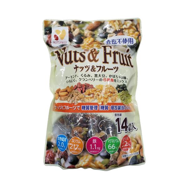<6種類をミックス>アーモンド・クルミ・イチジク・黒大豆・かぼちゃの種・加糖クランベリー入り。1袋でさまざまな味が楽しめます。<糖質管理>1袋当たり糖質8.06ｇ。<ナッツファースト>食事の前や間食に「ナ...