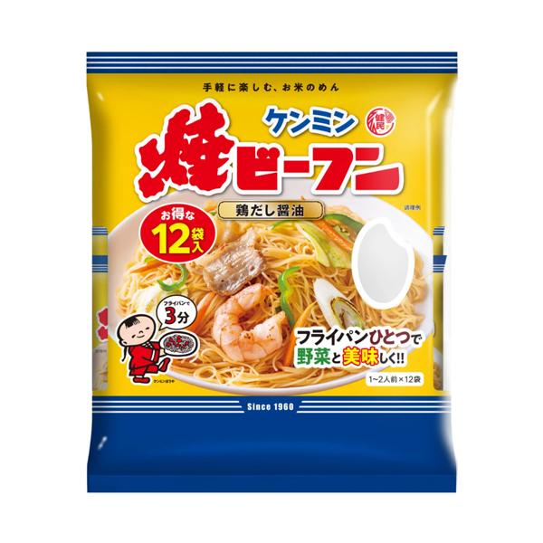 しょうゆベースの味がついたお米のめんです。たっぷりの野菜と炒めるだけで手軽においしい焼ビーフンが召し上がりいただけます。フライパンひとつで3分蒸し焼きするだけ。電子レンジ調理も可能。お米が主原料のめんなので、ごはん同様、様々な野菜と相性がよ...