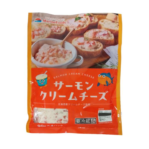 北海道産クリームチーズとスモークサーモンの贅沢なハーモニー。スモークの香り豊かなサーモンに、まろやかな北海道産クリームチーズを合わせたシーフードサラダです。使いやすい個包装で、パンに挟んだり、サラダにトッピングしたりとアレンジ自在。おしゃれ...