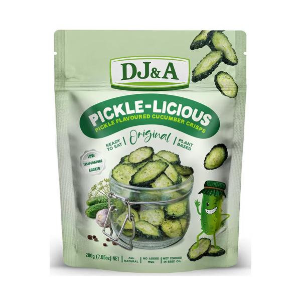 植物由来、食物繊維が豊富で、揚げポテトチップスに比べて脂肪分が50%以上少なくなっています。グルタミン酸ナトリウム（MSG）は添加されておらず、種子油で調理されていません。約 2,000g の新鮮なキュウリが使用されており、自然の栄養がたっ...