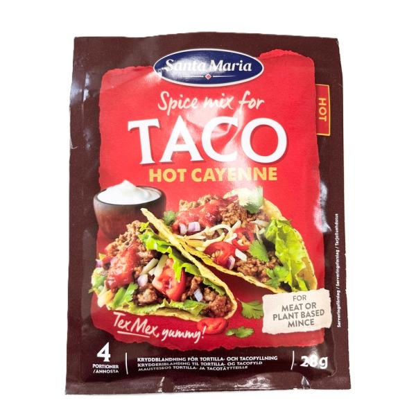 サンタマリア「タコスパイスミックス ホット」は、ひき肉を炒めて混ぜるだけでスパイシーなタコミートが作れる辛口タイプのシーズニングです。クミンやチリペッパー、ガーリック、オレガノなどをバランスよくブレンドし、ピリッとした刺激と深い旨みを両立。...