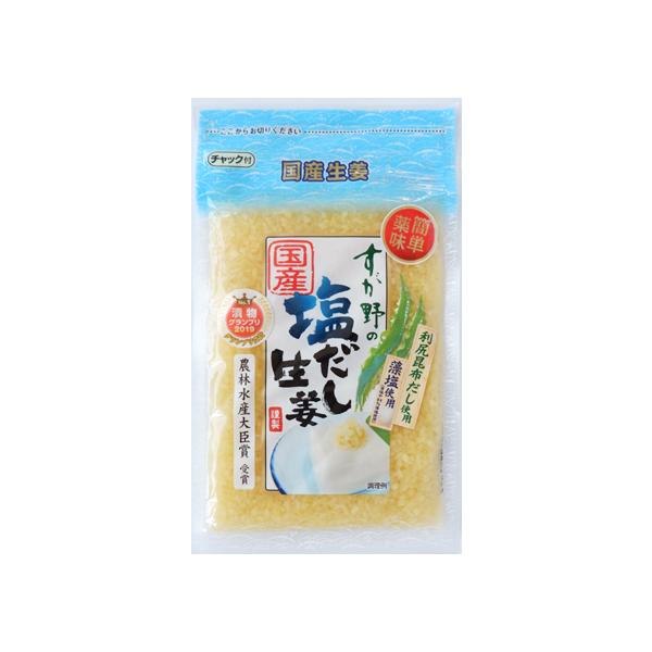 国産の生姜を瀬戸内の藻塩と北海道の利尻昆布のだしでまろやかな塩味に仕上げました。そのまま使えるようにみじん切りにしているので、豆腐・刺身・肉料理などにトッピング万能な商品です。