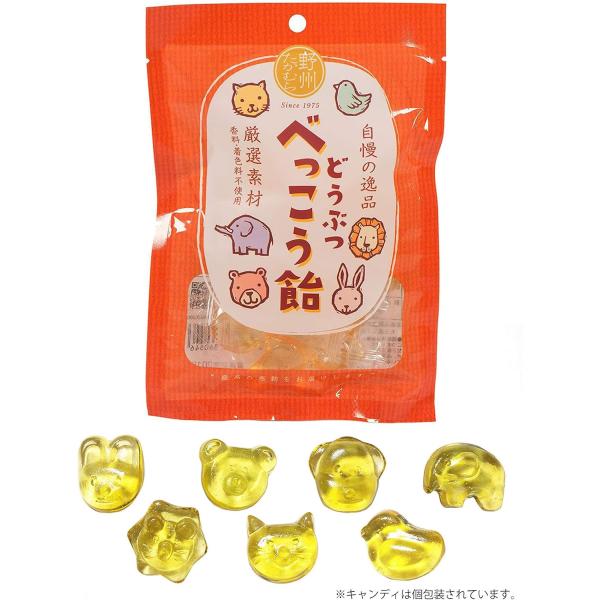 余分な添加物を一切使用せず、厳選された良質な材料を使い、丹精込めて作り上げました。選び抜いた素材の絶妙なバランスから生み出される、透明感、なめらかな舌触り、優しい甘さをお楽しみください。見た目も可愛い動物たちをかたどり、幅広い年齢層に馴染み...