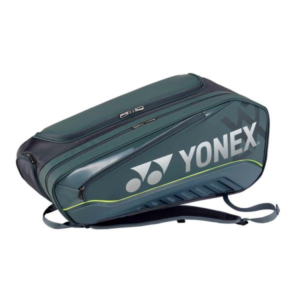 ヨネックス(YONEX)バドミントン テニス  バッグ ラケットバッグ６ＶＡ  テニスラケット６本収納可 BAG2542Vスペック仕様YKKファスナー、ランドリーバッグ、サーモガード、シューズポケット、シャトルケースポケット、チェストベルト...