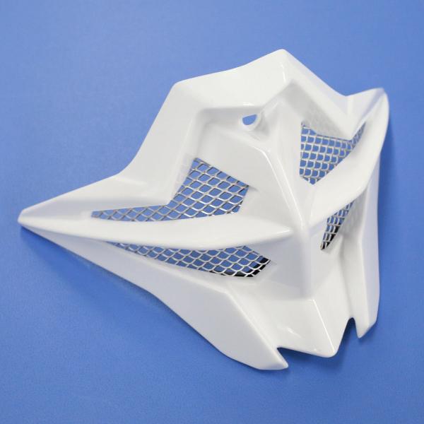 SHOEIのVFX-WR用のノーズカバーです。取り付けビス付き。リペアとして、ドレスアップパーツとしてどうぞ。　※定形外発送ご希望の場合はご注文時に発送方法をクロネコ⇒定形外発送へ変更ください。