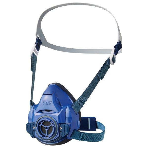 ・種類　防じん防毒兼用マスク面体・半面形面体・名称　TW01SFC・面体カラー　BL（瑠璃紺 雲母 るりこん きら）・防じん区分　RL1・捕集効率80.0%以上・指定防護係数　4・防じん区分　RL2・捕集効率95.0%以上・防じん区分　RL...