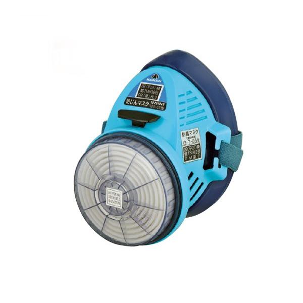 ・種類　取替え式防じんマスク・半面形面体・名称　1180_05型・防じん区分　RL2・捕集効率　95.0%以上・サイズ　S、M・指定防護係数　10・防毒兼用・販売単位　1個・注意文　モニターの発色具合によって実際の商品と色合いが異なる場合が...