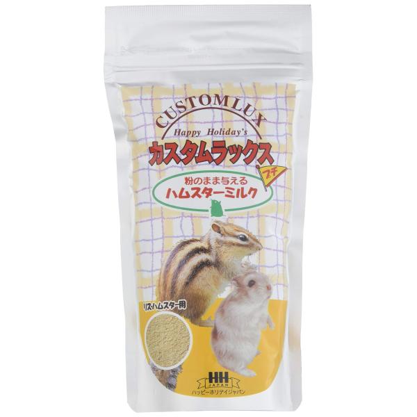 ハムスター用ミルク本体サイズ (幅X奥行X高さ) :10×5×20cm本体重量 :85g原産国:日本【補足情報】メーカー:ピーツー・アンド・アソシエイツブランド:H・H・J (ハッピー・ホリデイ・ジャパン)