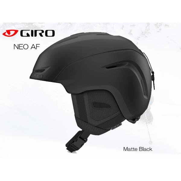 日本正規モデルGIRO NEO AFアジアンフィット Matte Black 2024モデル日本人の頭の形状を徹底的に研究、データ化をし、精製されたヘッドフォームを基に完成されたNEOは、ゴーグルとの調和を崩すことなく、後頭部深くまで理想的...