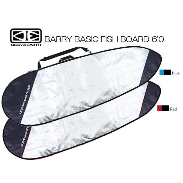 OCEAN&amp;EARTH(オーシャンアンドアース） BARRY BASIC FISH BOARD ケース 6'0ハンギングハンガー付き耐紫外線コーティングされた厚手のターピー生地を使用した,FUNボード用ケースです！またソフトな5mm...