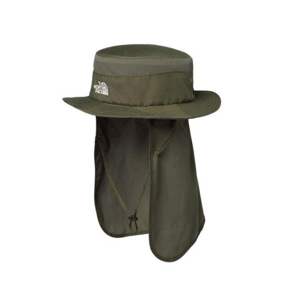 日本正規代理店モデルTHE NORTH FACE SUNシールドハット 商品型番：NN02504リサイクルナイロンを使用したサンシールドハット本体のメッシュ部とシールド部に虫除け加工を施し、頭頂部とバイザーには遮熱効果が高いシートを内蔵、シ...