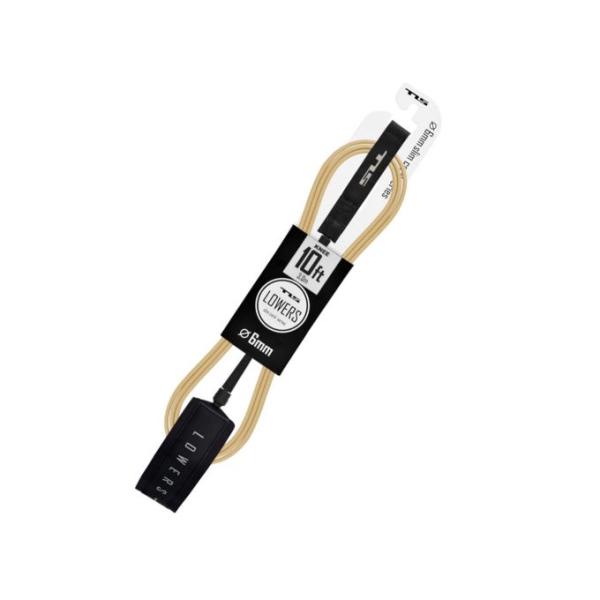 TOOLS LOWERSリーシュ 10Ft/ニーホールド新品ロングボード用/ひざ下ホールド毎日のフリーサーフィンで邪魔にならない軽快/軽量のリーシュですひざ下ホールドタイプ、ダブルスイベルを使用した絡み辛い6mmコードを採用■サイズ10FT...