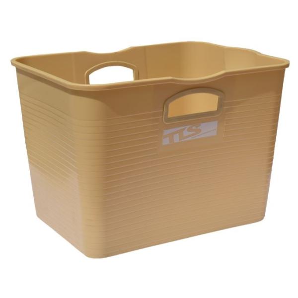 TOOLS WATER BOX/サーフバケツ BEIGE多くのサーファーから強く支持されるサーフバケツですウエットスーツは勿論の事、多くのサーフグッズをガンガン入れる事の出来るマルチBOXで■カラー ：BEIGE■サイズ ：50×35×39...