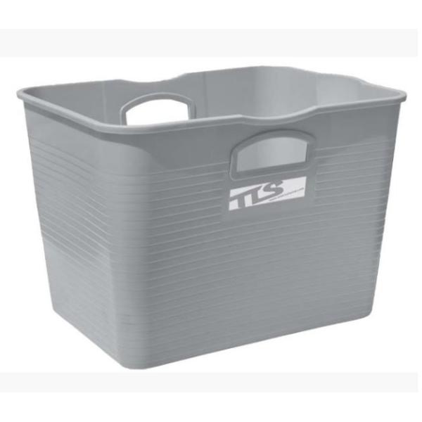 TOOLS WATER BOX/サーフバケツ GREY多くのサーファーから強く支持されるサーフバケツですウエットスーツは勿論の事、多くのサーフグッズをガンガン入れる事の出来るマルチBOXで■カラー ：GREY■サイズ ：50×35×39cm...