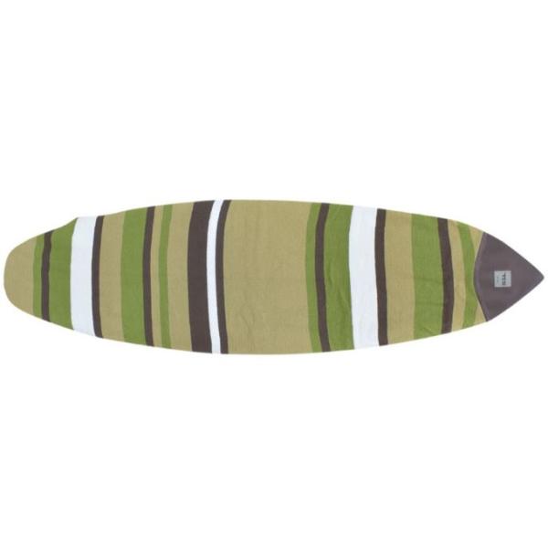 TOOLS SHORTボード  ニットケース6’6”ノーズ部に厚手（2mmPE）パットを搭載ノーズから差し込むベーシックタイプ●伸縮性に優れた収納しやすいケースですまた吸水・速乾性に優れた軽量素材を使用しています■カラー /ストライプ■サイ...