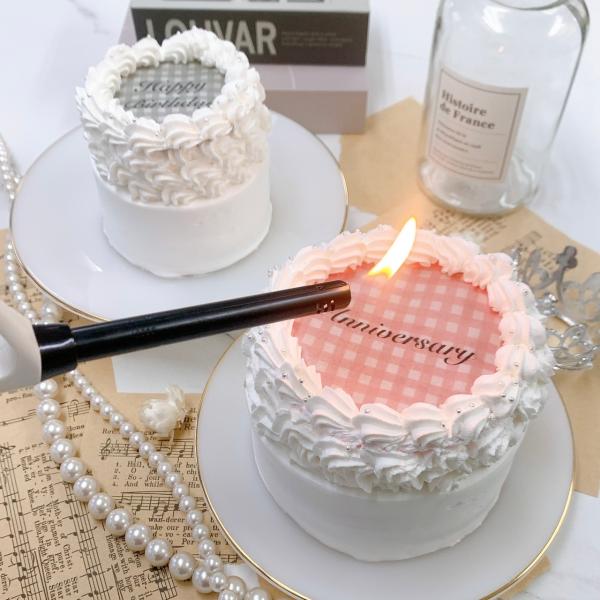 ■チェック柄バーンアウェイケーキ［丸型］4号  12cm今、SNSなどで話題の"バーンアウェイケーキ"が新登場♪チェック柄の可食ペーパーに火をつけると少しずつ燃え広がり、中からお写真が現れます♪様々なお祝いの場や、サプライズとしておすすめの...