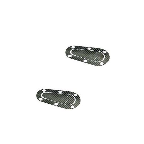 【商品名】　SPIDERLITE SFC AEROCATCH エアロキャッチ正規品用3Mカーボンシート(フルカバー) 鍵無し本体用 2枚セットA2000 【商品説明】　・3M製ダイノックシート ブラック・エアロキャッチに張り付けることにより...