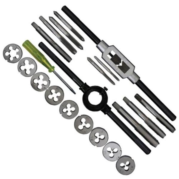 【商品名】　スレッドマスター(Thread Master) 21ピースタップダイス 22312 【商品説明】　・セット内容1/3:タップ/M3×0.5、M4×0.7、M5×0.8、M6×1.0、M7×1.0、M8×1.25、M9×1.25、...