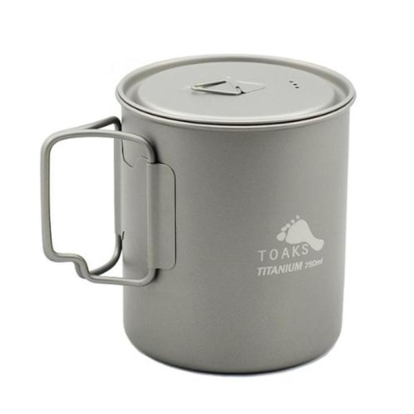 【商品名】　TOAKS Titanium 750ml Pot by TOAKS 【商品説明】　・750ml・TOAKS Titanium 750ml Pot 【サイズ】　高さ : 10.40 cm　横幅 : 10.70 cm　奥行 : 13...
