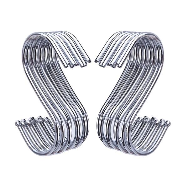 【商品名】　Outus 20 Pack S Shaped Hooks Hanging Hooks Hangers for Bathroom, Bedro 【商品説明】　・Sの形状は、スティックやネジを使用する必要はありません、広くクローゼッ...
