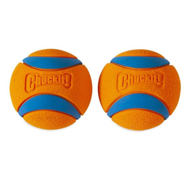 【商品名】　Chuckit Dog Fetch Toy ULTRA BALL Durable Rubber Fits Launcher SMALL 【商品説明】　・天然ゴムのよく跳ねるボール。鮮やかなオレンジが草むらでも目立ち、見つけやすい...